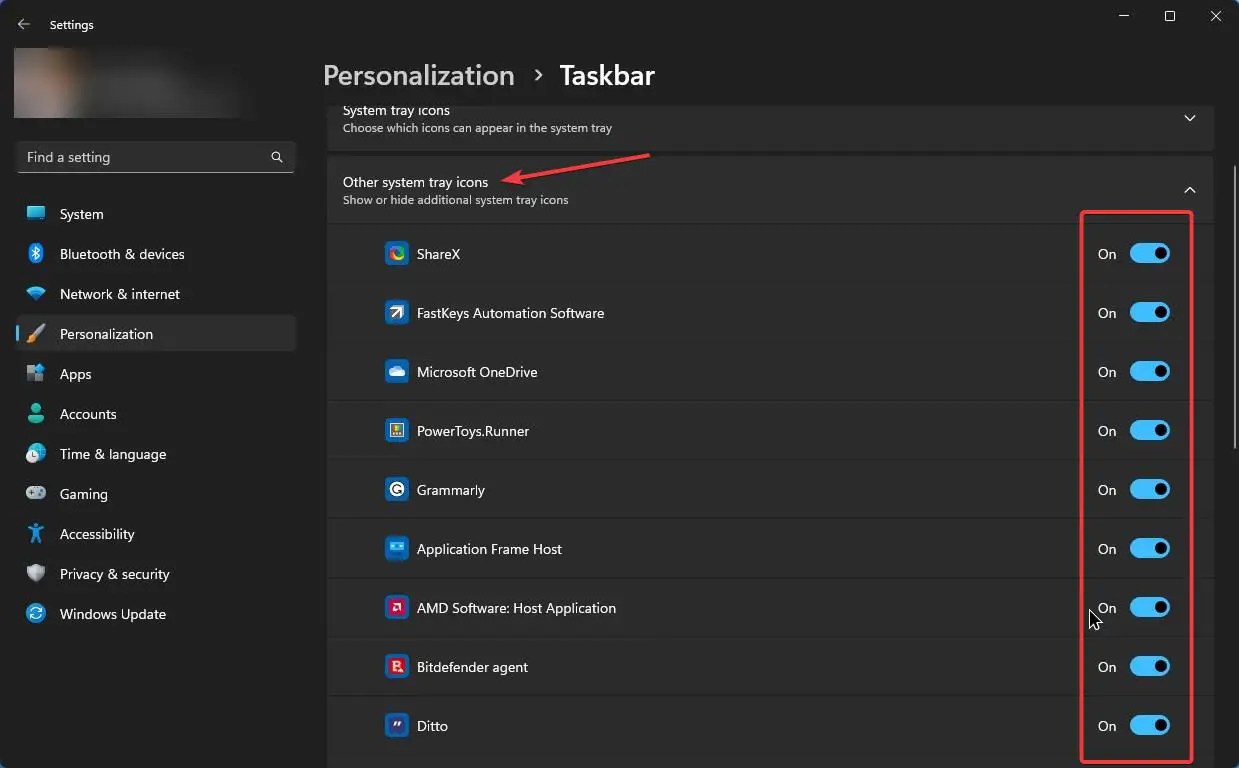 Windows 11 ですべてのタスクバー アイコンを表示する: ステップバイステップ ガイド - Gamingdeputy Japan