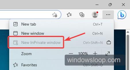 Microsoft Edge에서 InPrivate 모드를 비활성화하는 방법 - GAMINGDEPUTY KOREA