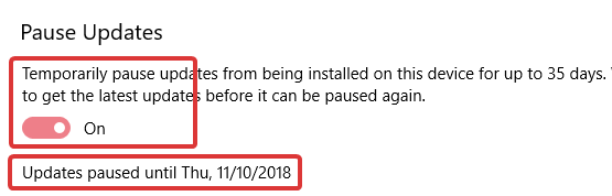 How To Pause Or Stop Automatic Update On Windows 10