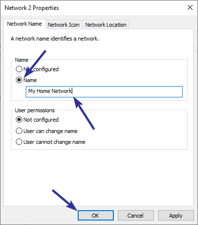 How to Rename or Change Network Name in Windows 10