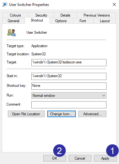 How To Create Switch User Desktop Shortcut on Windows 10