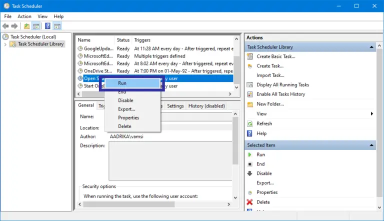 How to Delay Startup Programs with Task Scheduler on Windows 10/8/7