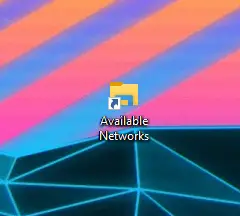 How to Create Show Available Networks Shortcut in Windows 10