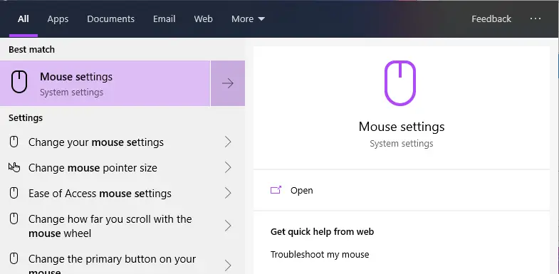 How to Add Left Hand Friendly Mouse Cursor in Windows 10