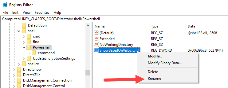 How To Remove Open Powershell Window Here Option From Right Click
