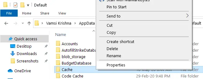 How to limit Google Chrome Cache Size in Windows