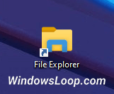 How to Create File Explorer Desktop Shortcut in Windows 10