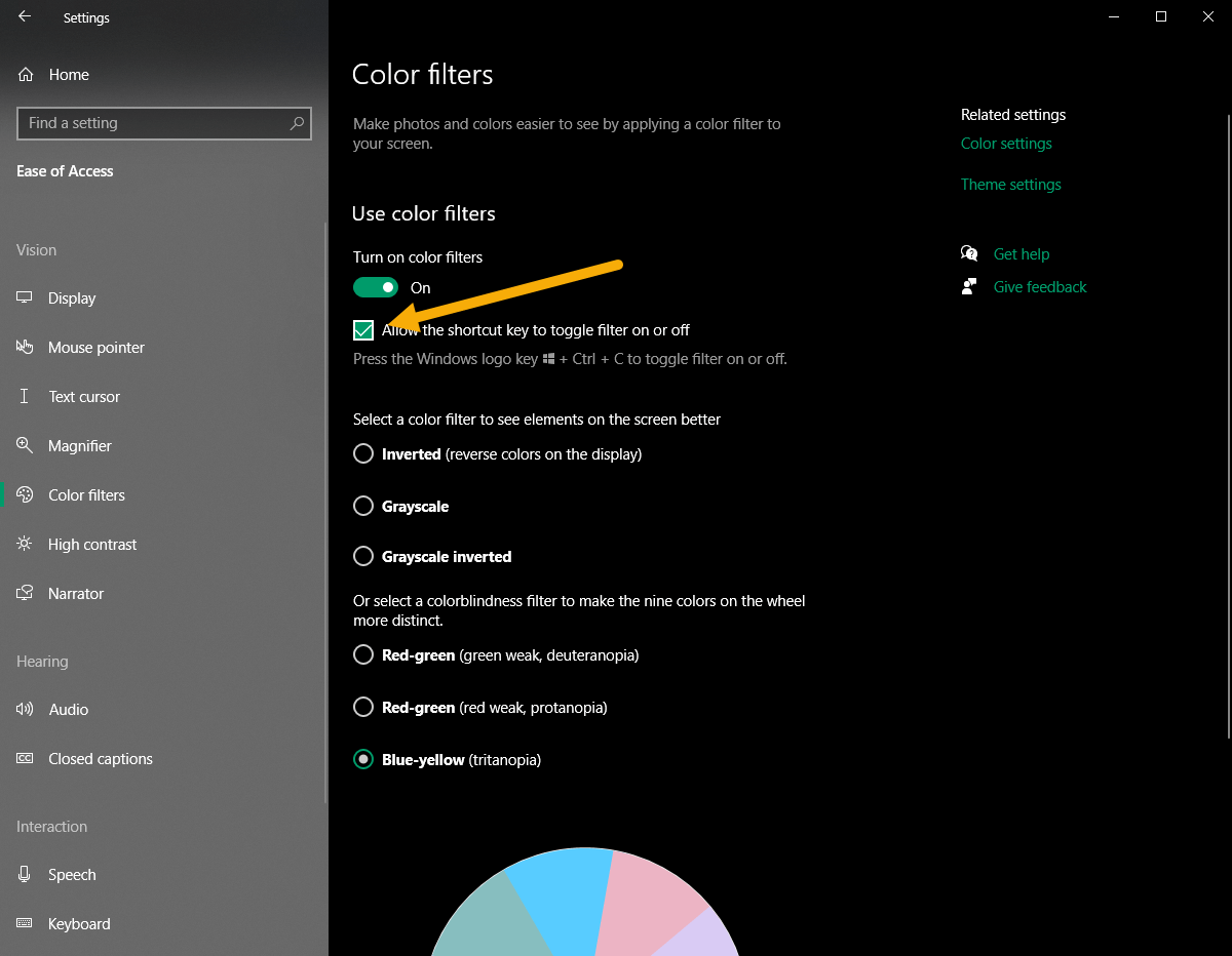How to Enable Colorblind Mode in Windows 10 - Color Blind Filters