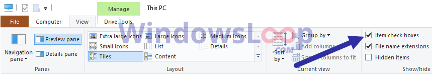 How To Show File Explorer Checkboxes Windows Explorer Checkbox