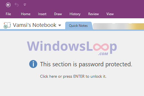 How To Password Protect Onenote Lock Onenote Section