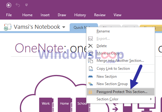 How to Password Protect OneNote - Lock OneNote Section