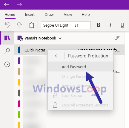 How to Password Protect OneNote - Lock OneNote Section