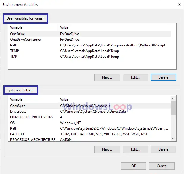 Environmental Variables Windows 10 Java Development Kit (JDK)