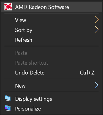 How to Remove AMD Radeon Software From Context Menu