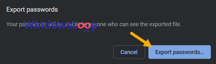 How to Export Chrome Passwords in Windows 10