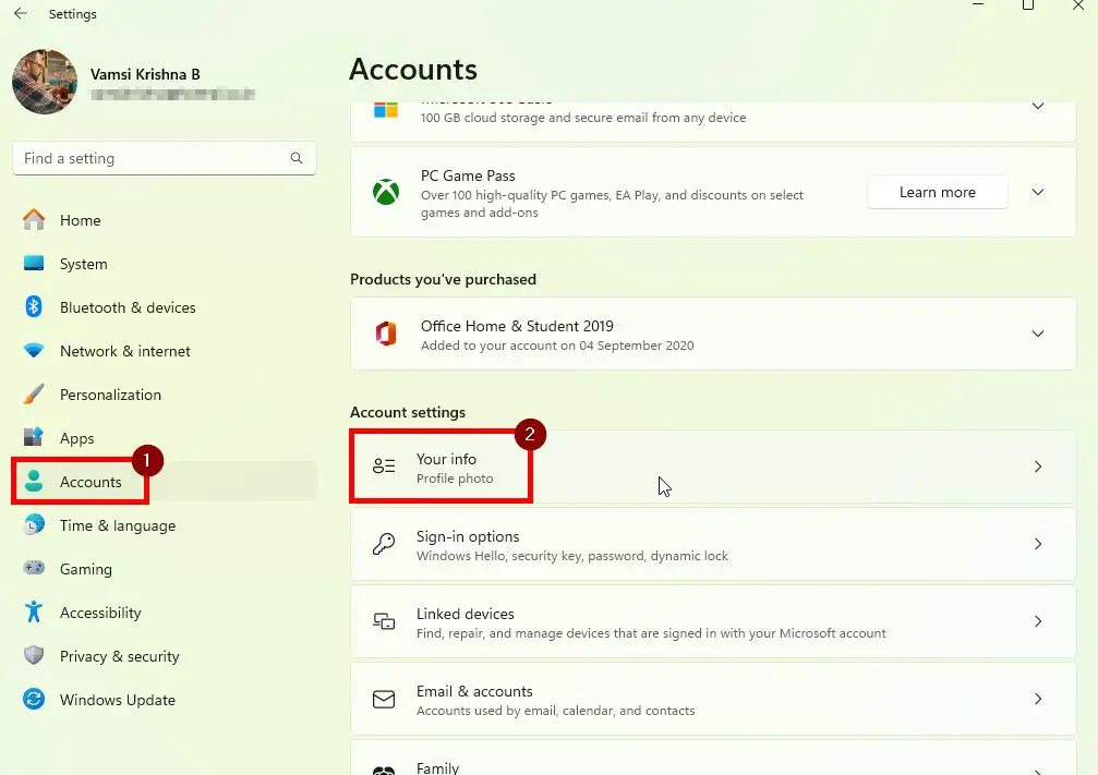 How to Change Password on Windows 11